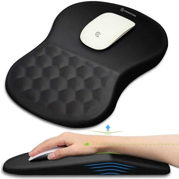 Ergonomic Mouse Pad with Wrist Support, 8° Slope | Chemistors